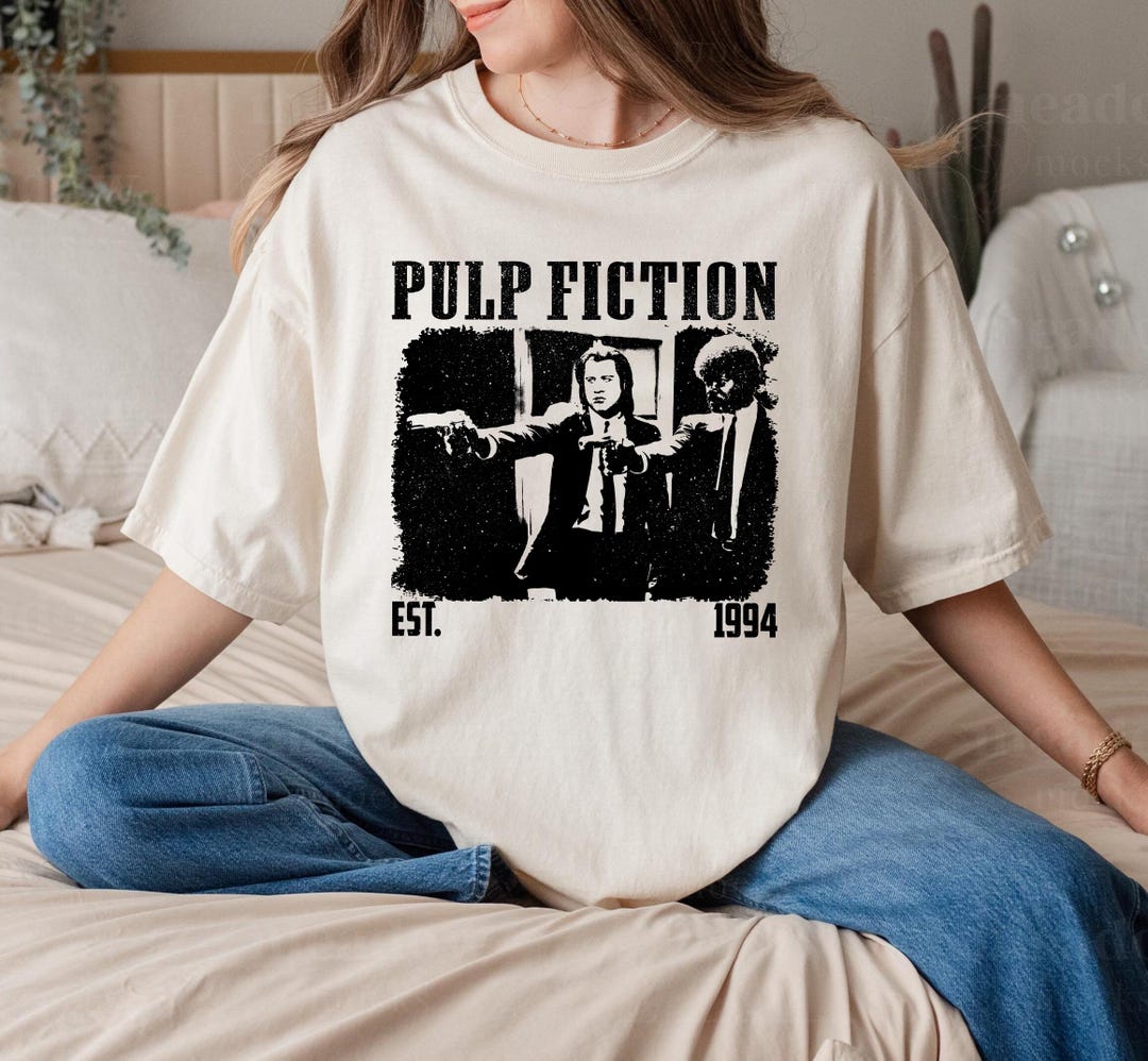 Pulp Fiction Shirt, Pulp Fiction Movie Shirt, Retro Film Shirt, Vintage ...