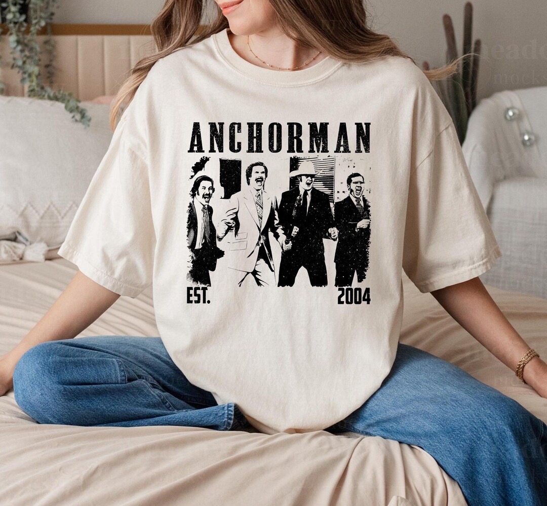 Anchorman Shirt, Anchorman Movie Shirt, Minimalist Shirt, Vintage ...