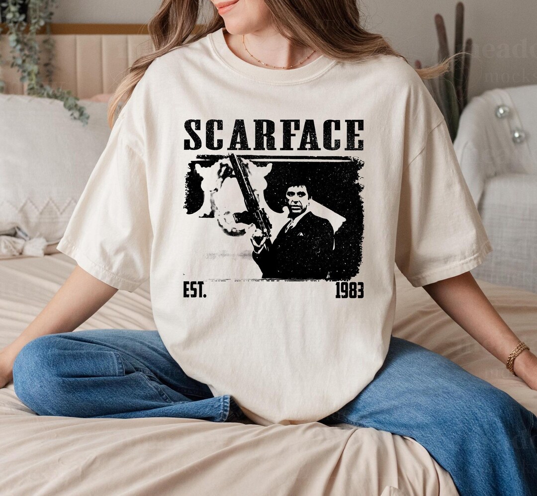 Scarface Shirt, Scarface Movie Shirt, Retro Shirt, Vintage Shirt, Retro ...