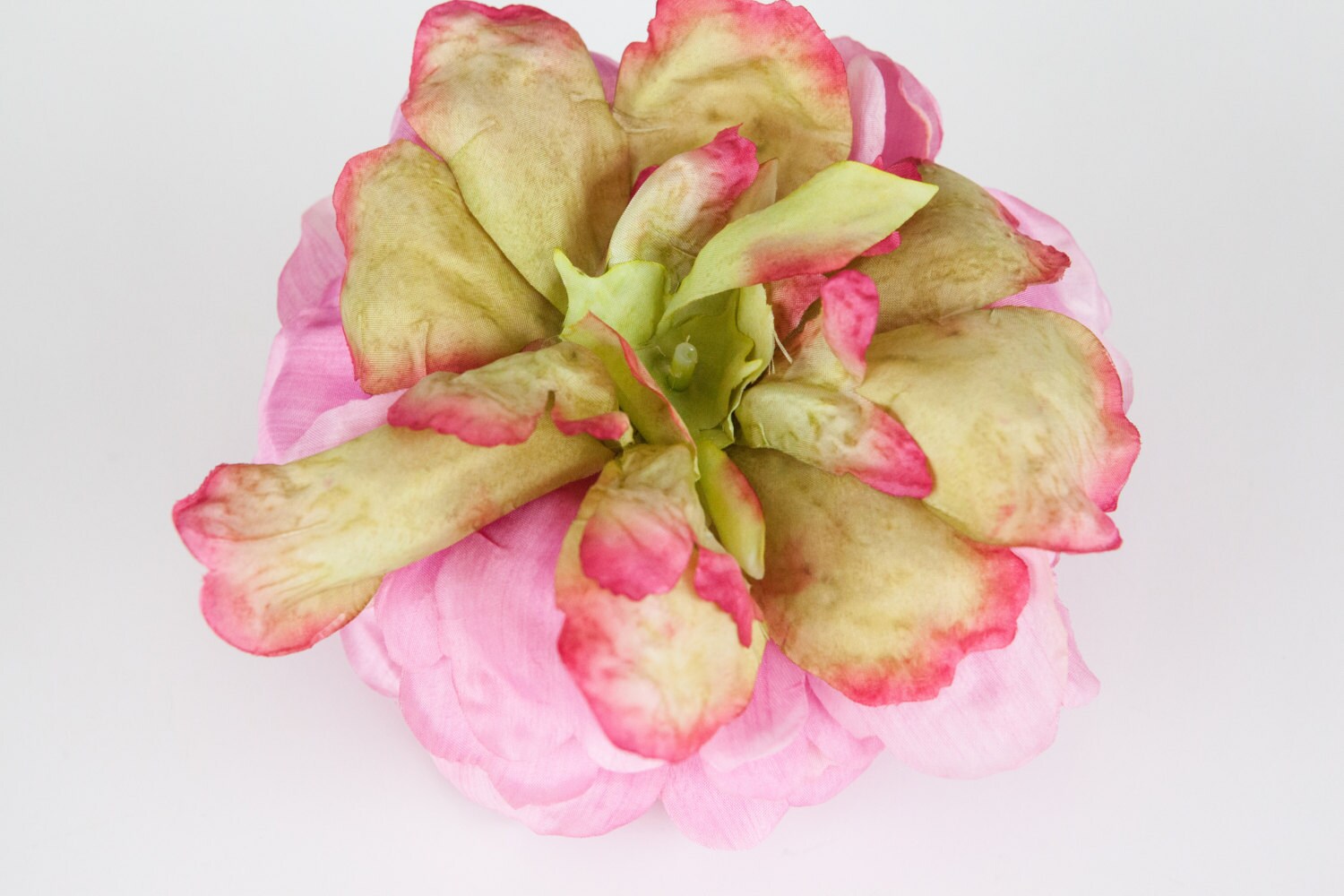 Peony Bombshell in Two Tone Pink 7 Inches Silk Flowers | Etsy