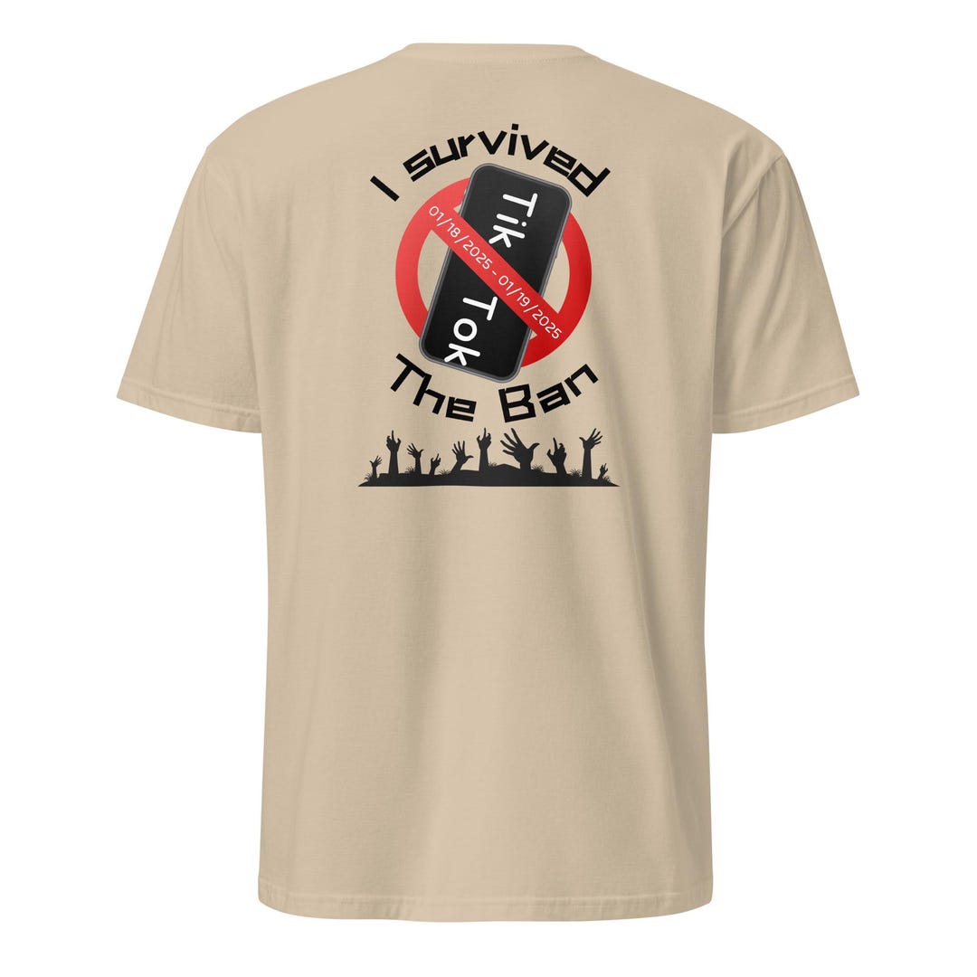 I Survived Shirt, Tiktok Ban T-shirt, Viral Trending Shirt, Funny Shirt ...