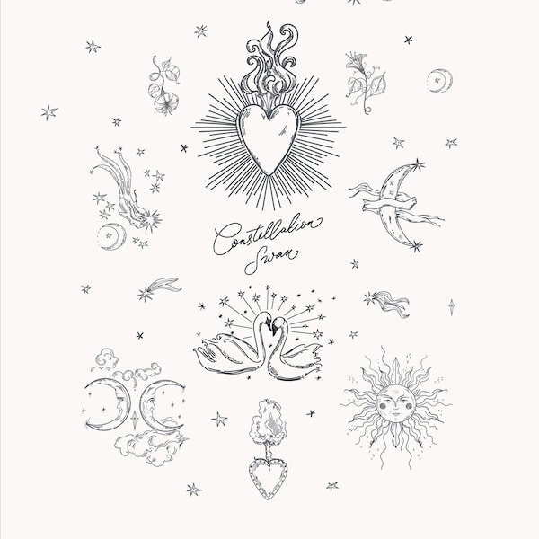 Space Clipart Line - Etsy