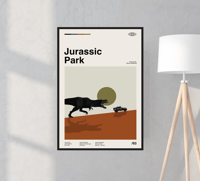 Jurassic Park Poster, Jurassic Park Print, Movie Poster, Film Poster ...