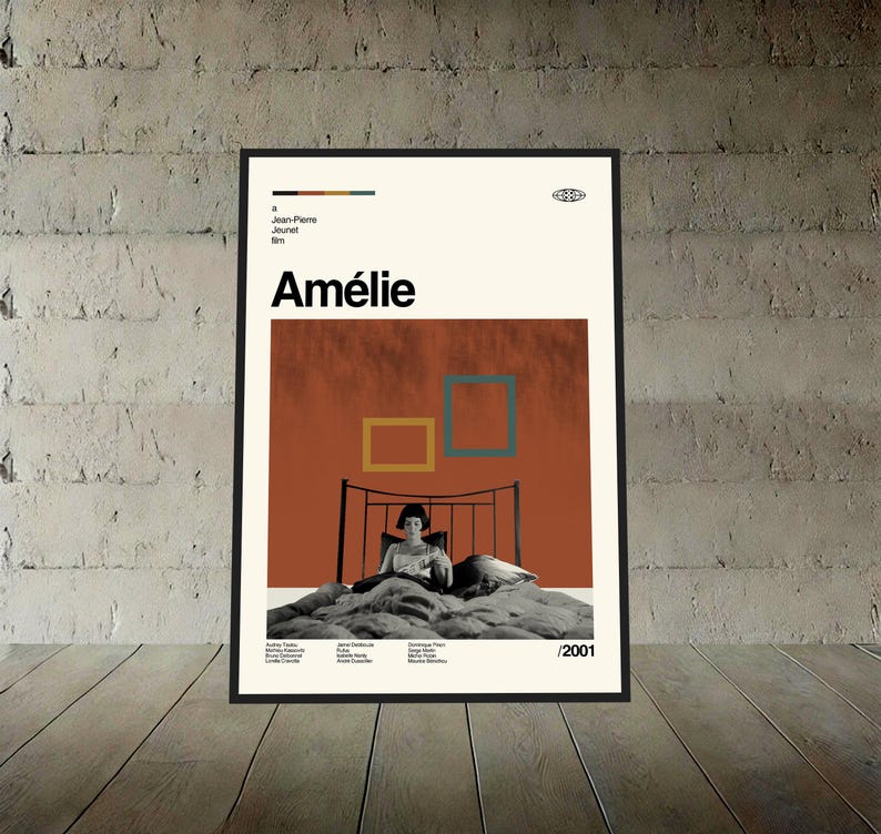 Amelie Movie Poster, Amélie Print, Amelie Poster, Movie Poster ...