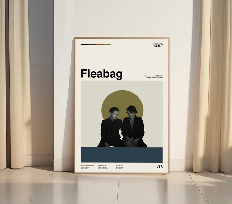Fleabag Poster, Fleabag Tv Series Poster, Fleabag Print, Movie Poster ...