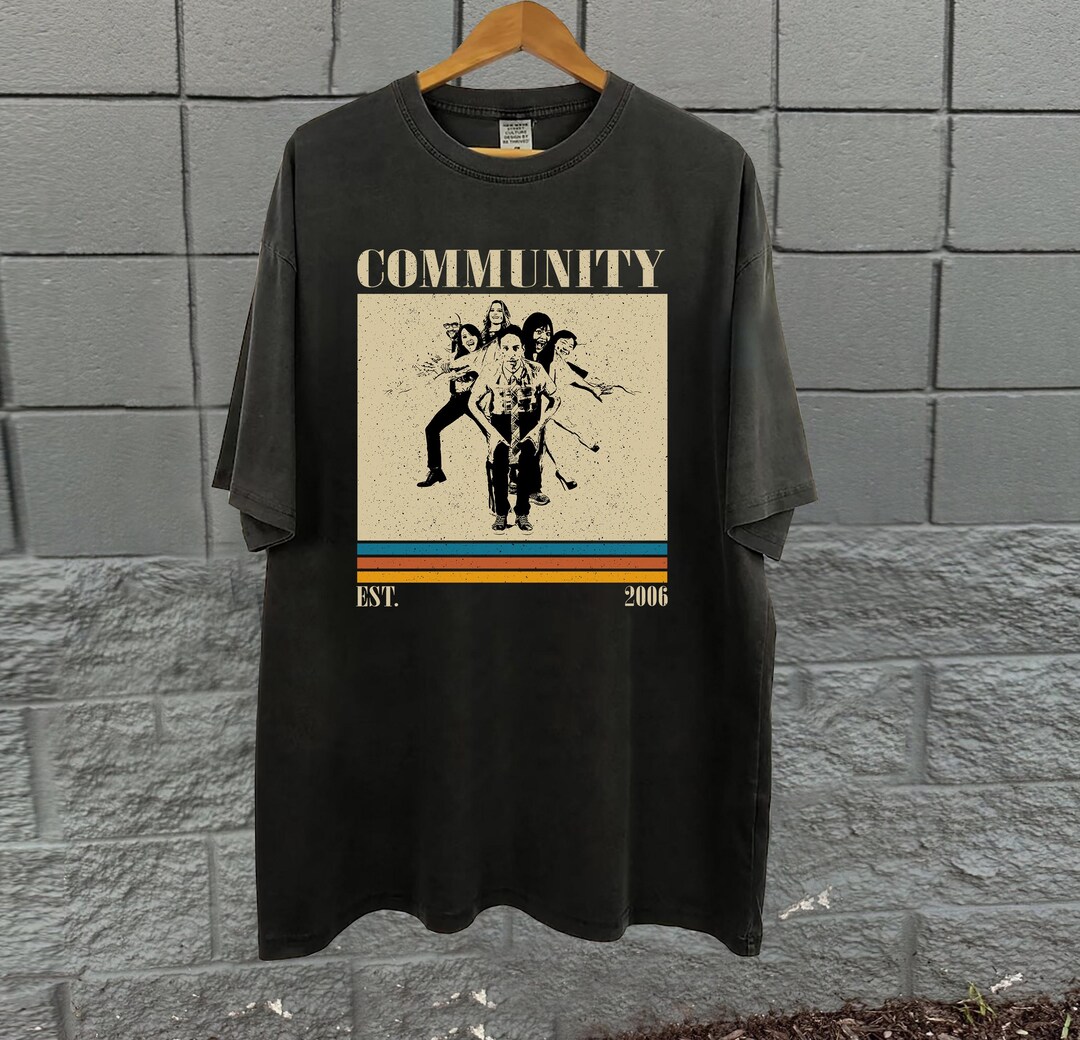Community Tv Series Shirt, Community Shirt, Tv Show Shirt, Vintage ...