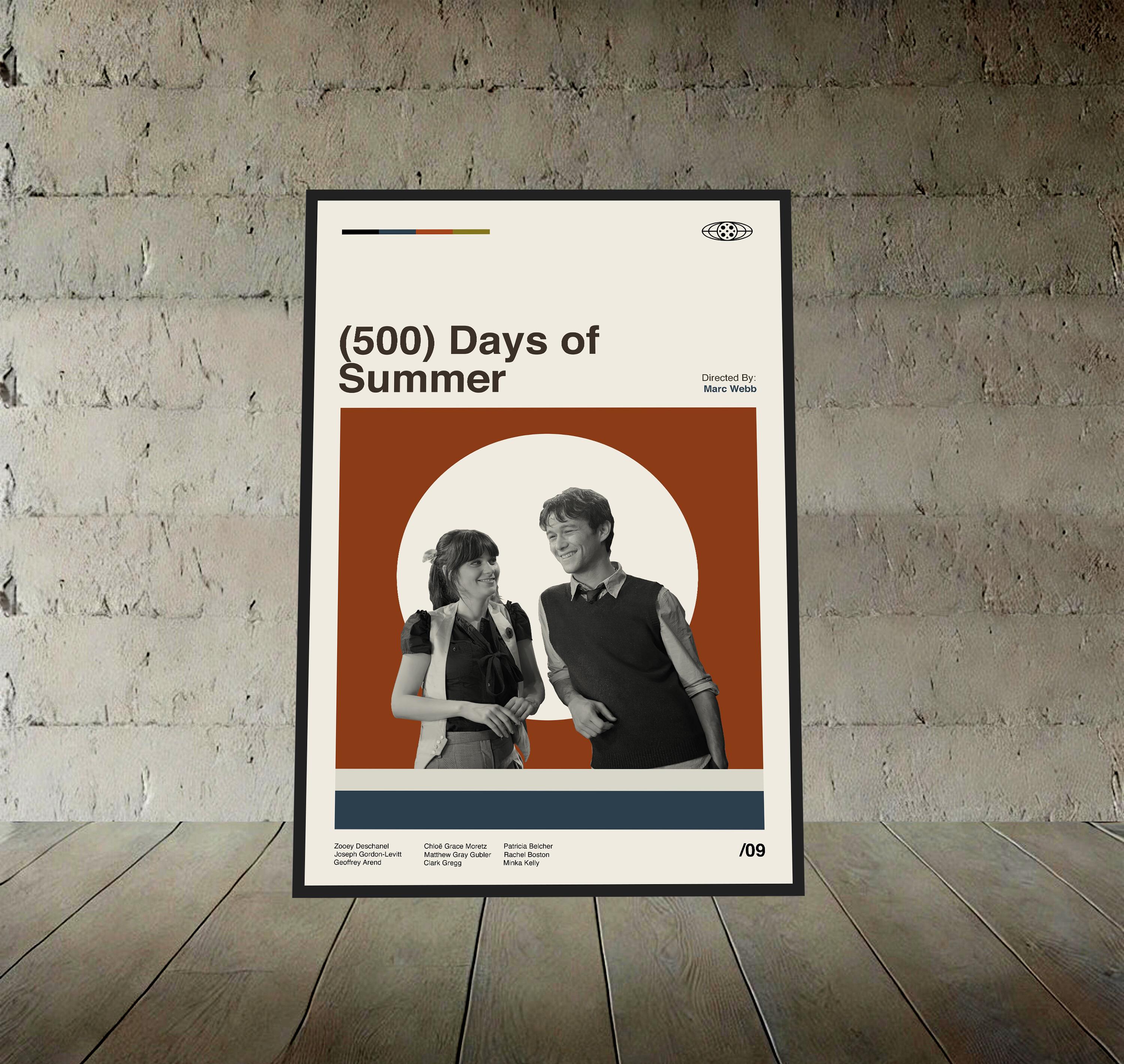 500 Days of Summer Movie Poster, 500 Days of Summer Print, Movie Poster ...