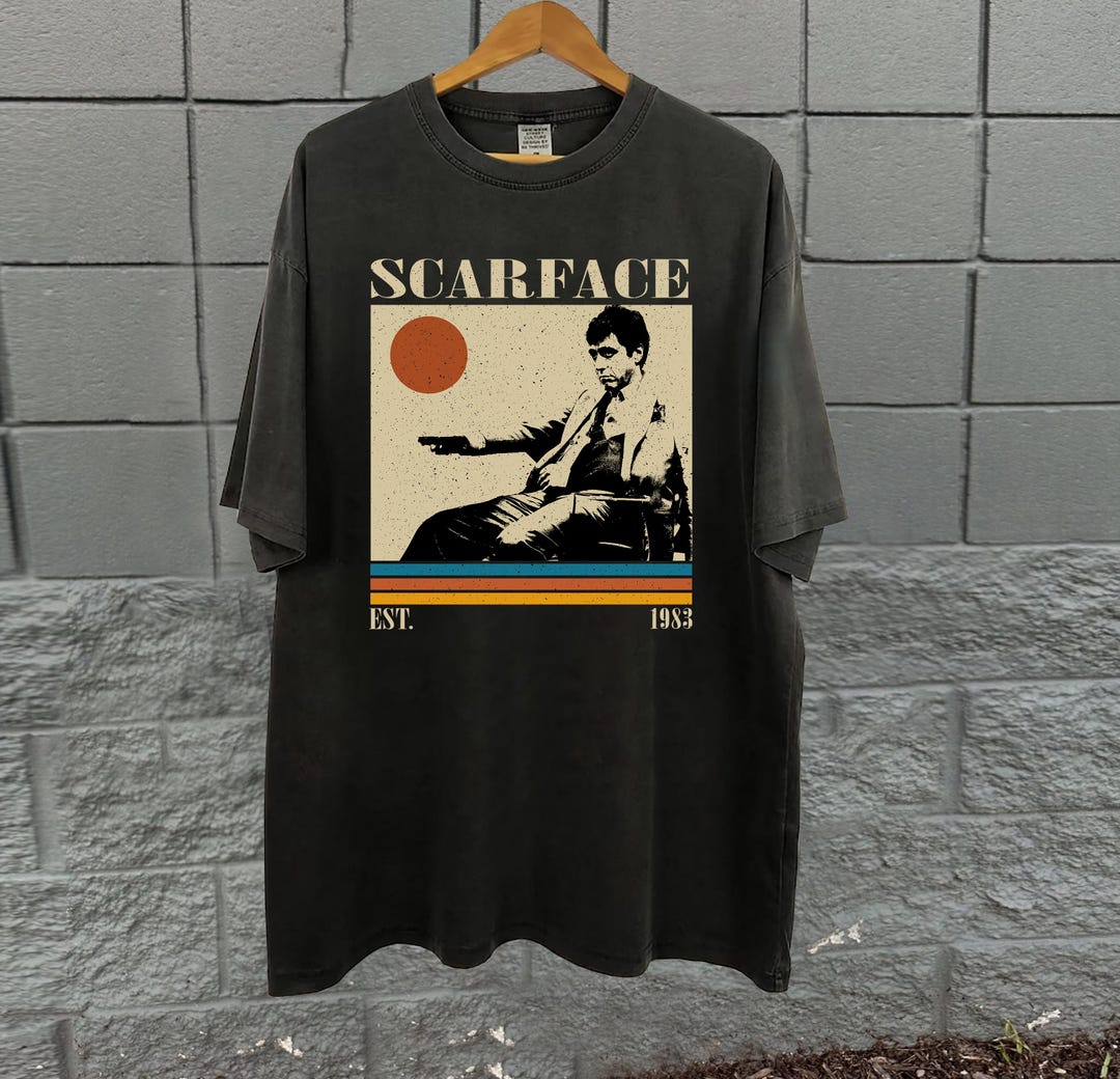 Scarface Movie Shirt, Scarface Shirt, Film Shirt, Classic T-shirt ...