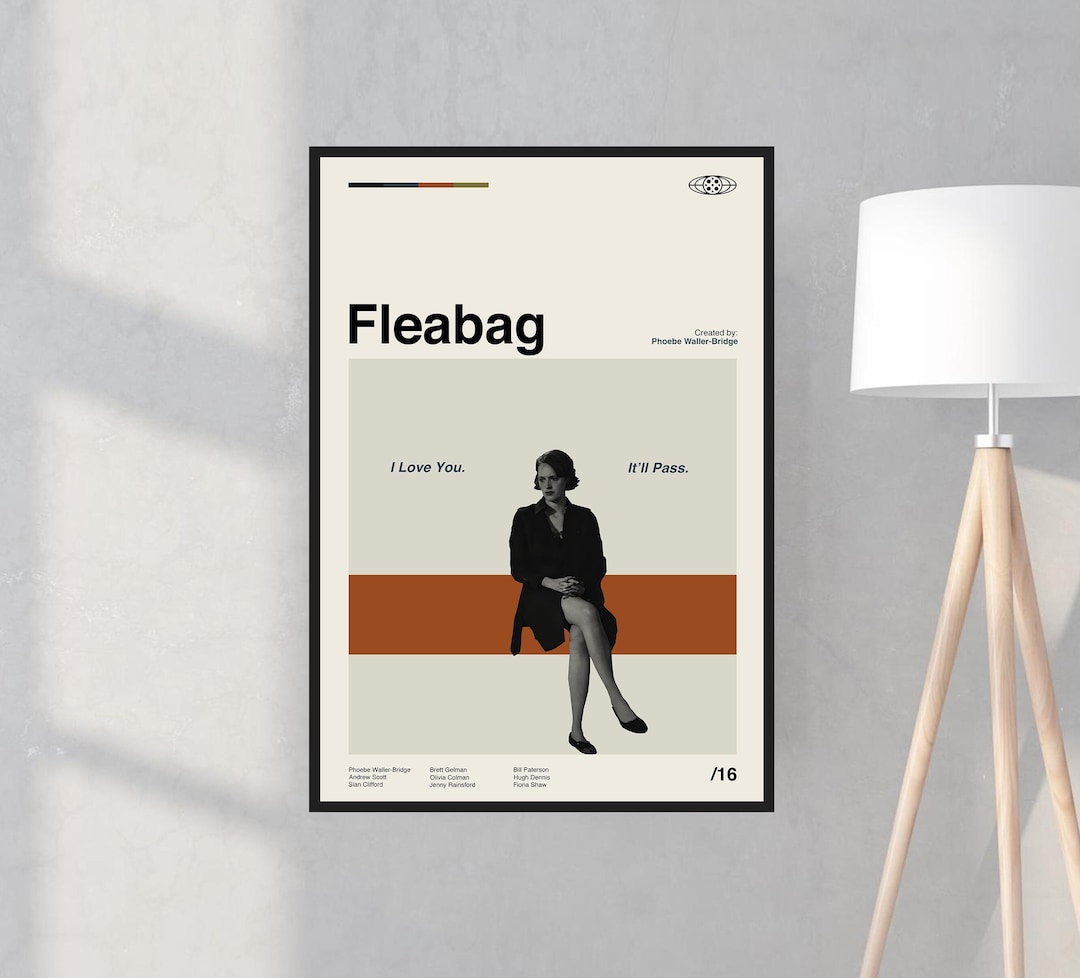 Fleabag Poster, Fleabag Tv Series Poster, Fleabag Print, Movie Poster ...