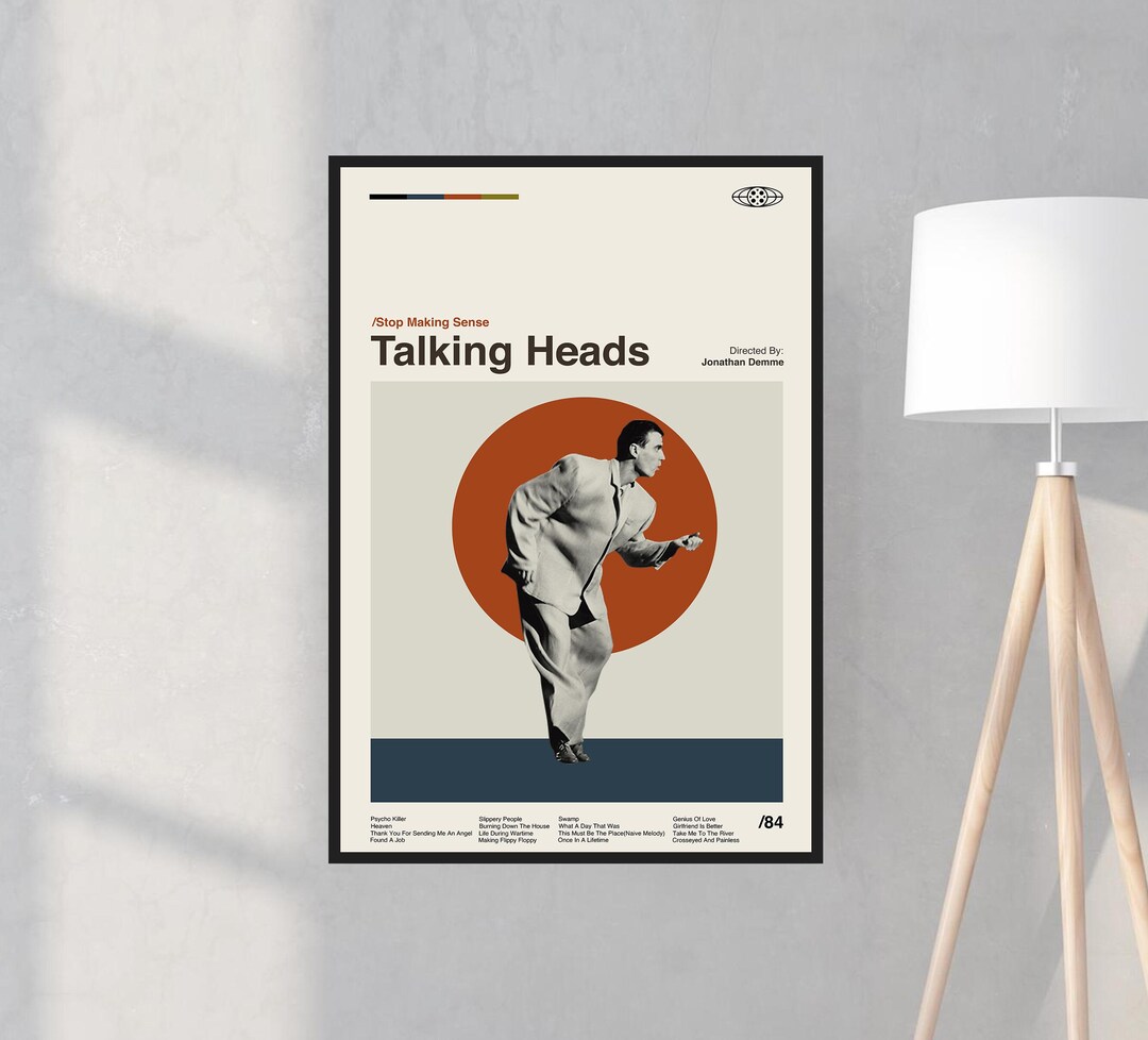 Taking Heads Stop Making Sense Poster, Taking Heads Poster, Movie ...