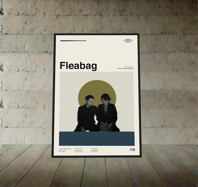 Fleabag Poster, Fleabag Tv Series Poster, Fleabag Print, Movie Poster ...