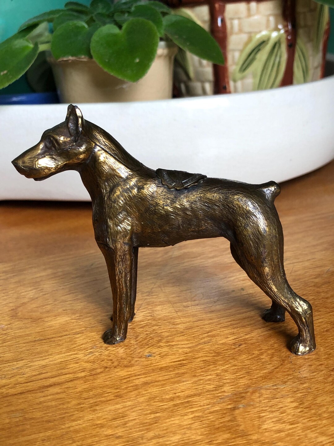 Vintage Cast Doberman Souvenir From Washington DC - Etsy