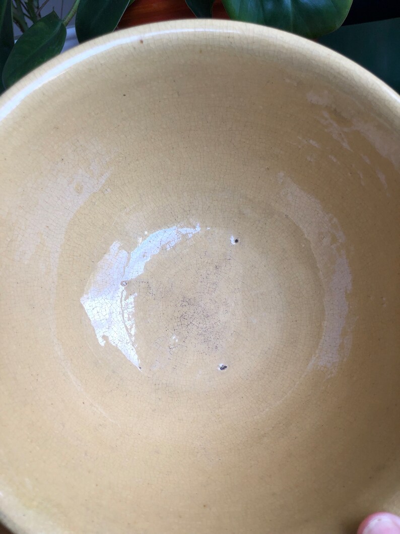 Vintage Yelloware Four Ringed Bowl - Etsy