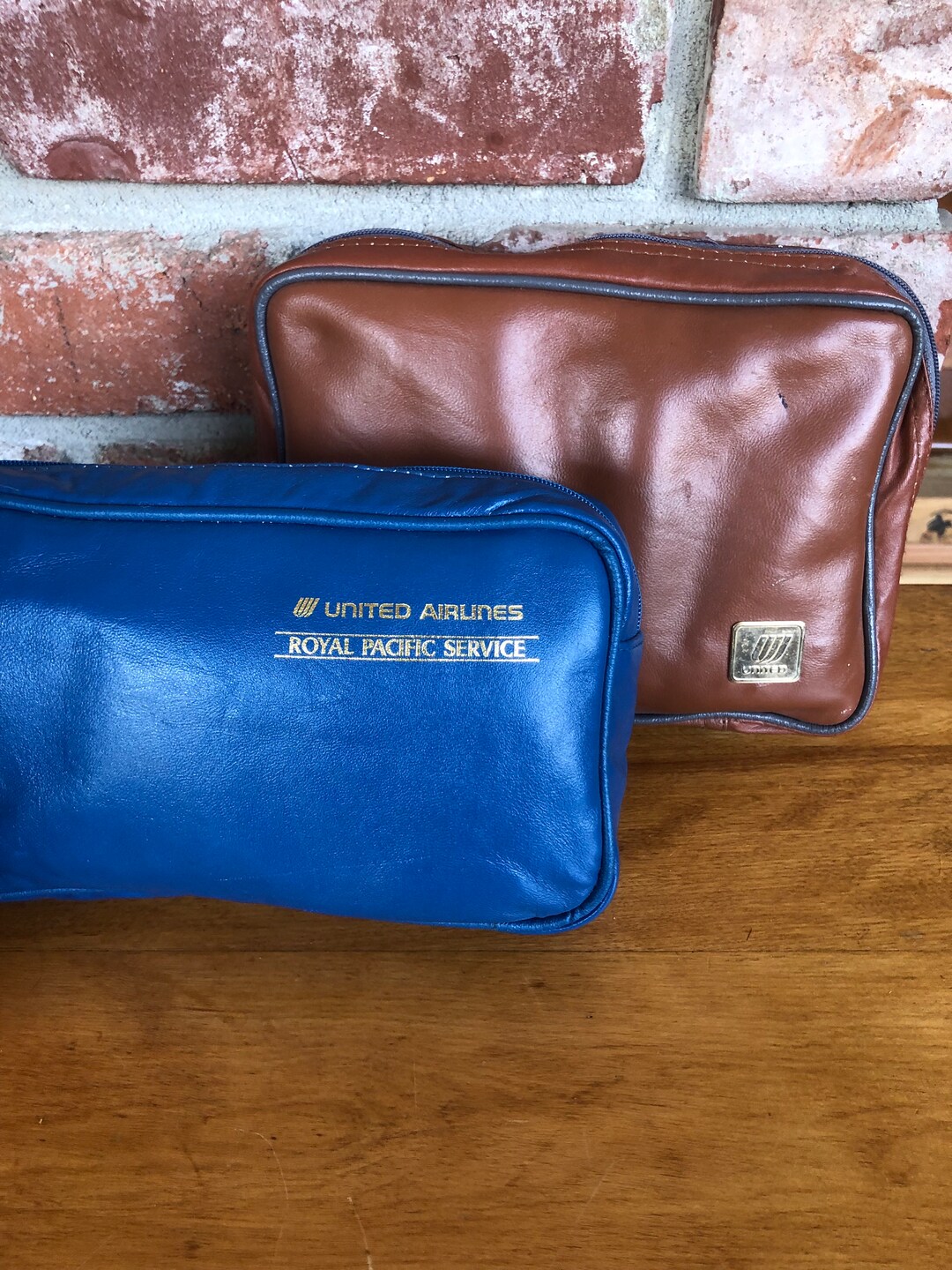 2 Vintage United Airlines Travel Kits - Etsy
