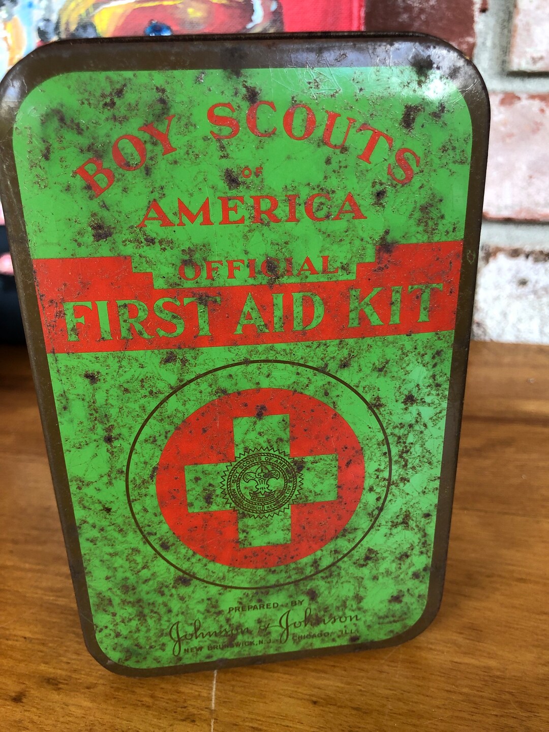 Vintage Johnson & Johnson Boy Scouts of America First Aid Kit - Etsy