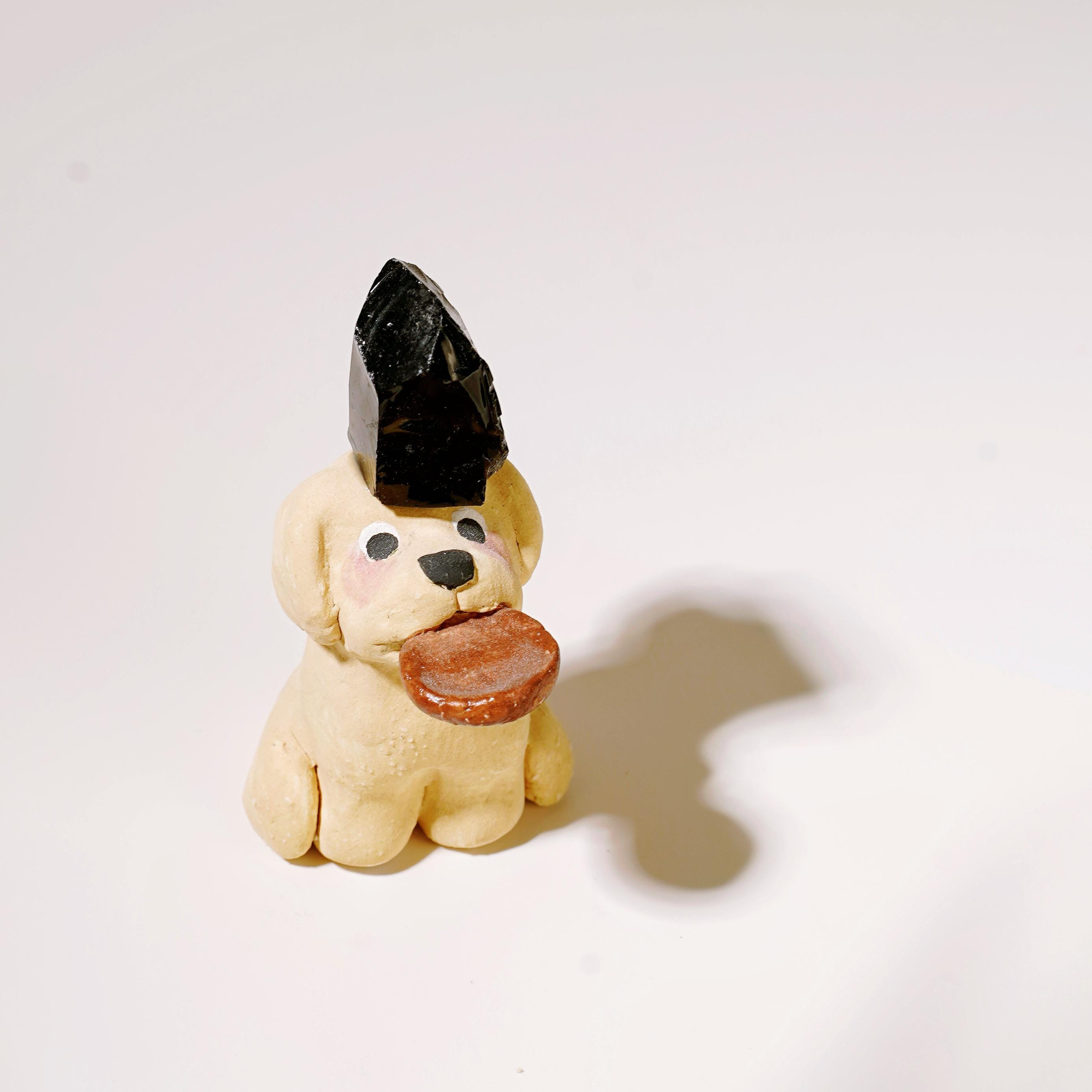 Custom Ceramic Pet Figure With Crystal and Accessories - Etsy