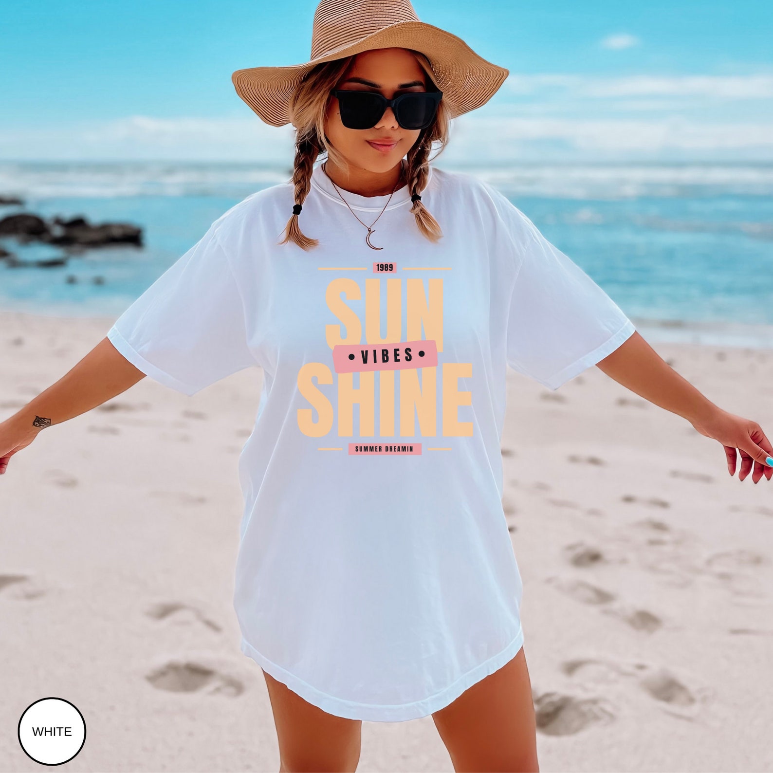 Comfort Colors Sunshine Shirt, Sunshine Vibes Tee, Travel Beach ...