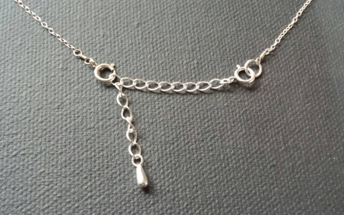 2 Inch Extender Add on to Any Necklace Sterling Gold | Etsy
