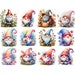 Gnomes Clipart Bundle - PNG Files - 12 Seasonal Gnomes for Every Month ...