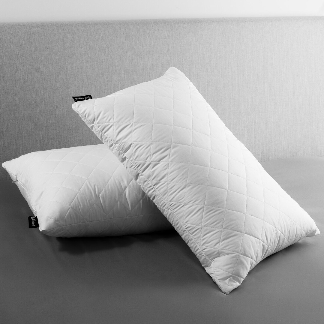 Aviiator Extra Filled Quilted Pillows 2 Pack Adjustable Zippered ...