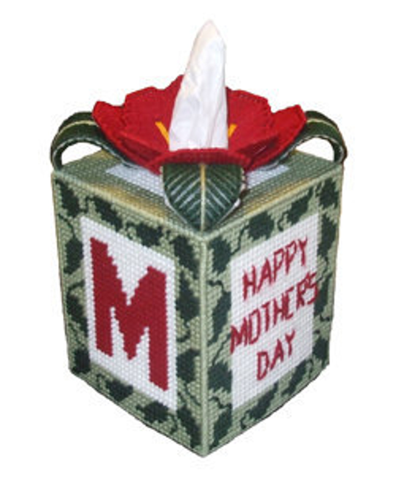 MOM Tissue Box Cover Plastic Canvas PDF Pattern ONLY **not Finished ...