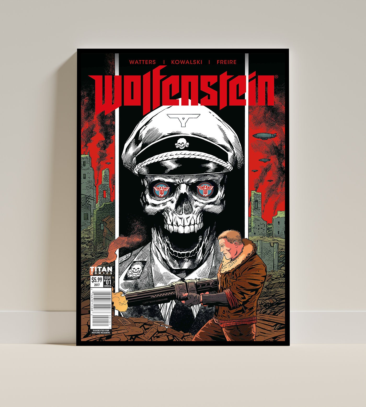 Wolfenstein Canvas Print, Max Hass and Friedrich Keller Wall Art, Game ...