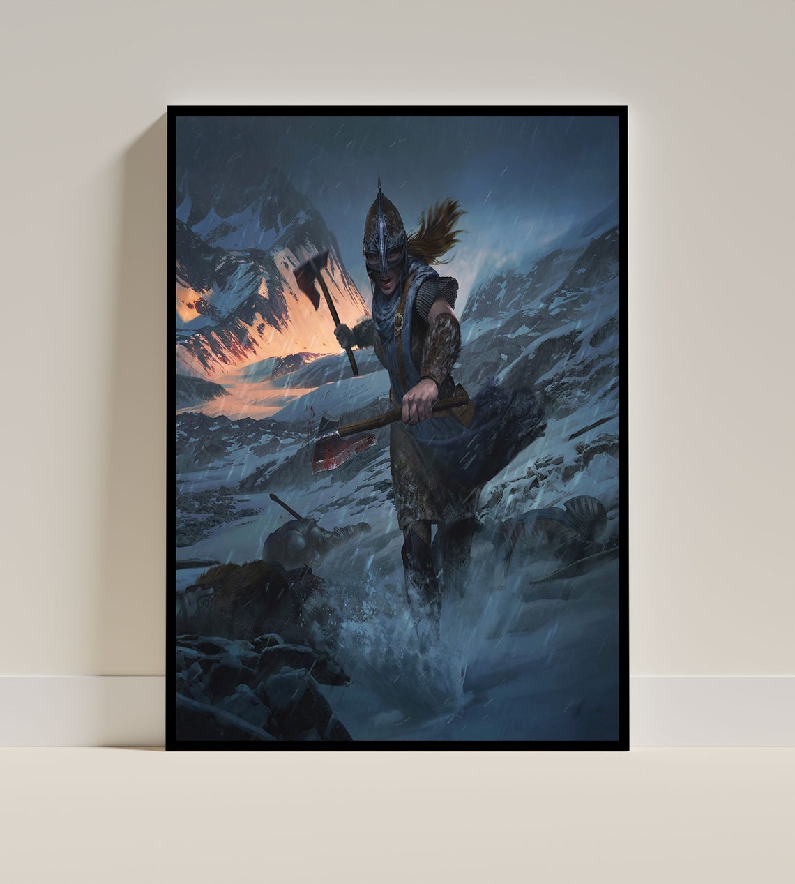 The Elder Scrolls V: Skyrim Canvas Print, Aela the Huntress and Lydia ...
