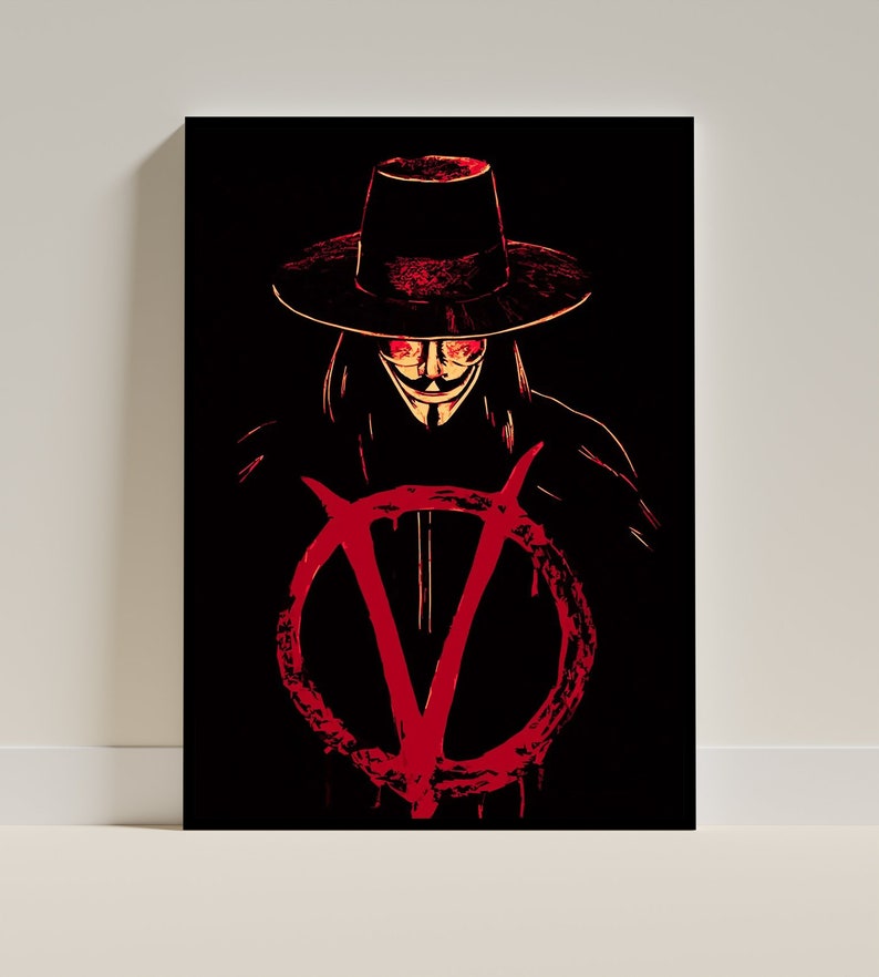 V for Vendetta Canvas Print , Evey Hammond and Adam Susan Wall Art ...