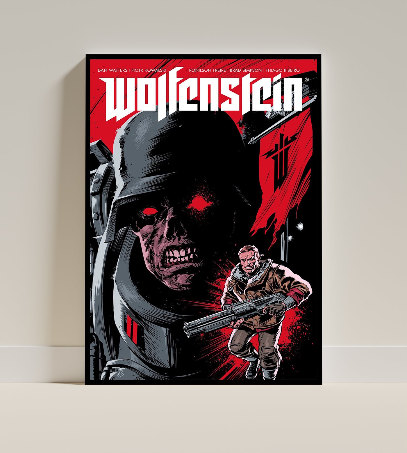 Wolfenstein Canvas Print, Max Hass and Friedrich Keller Wall Art, Game ...