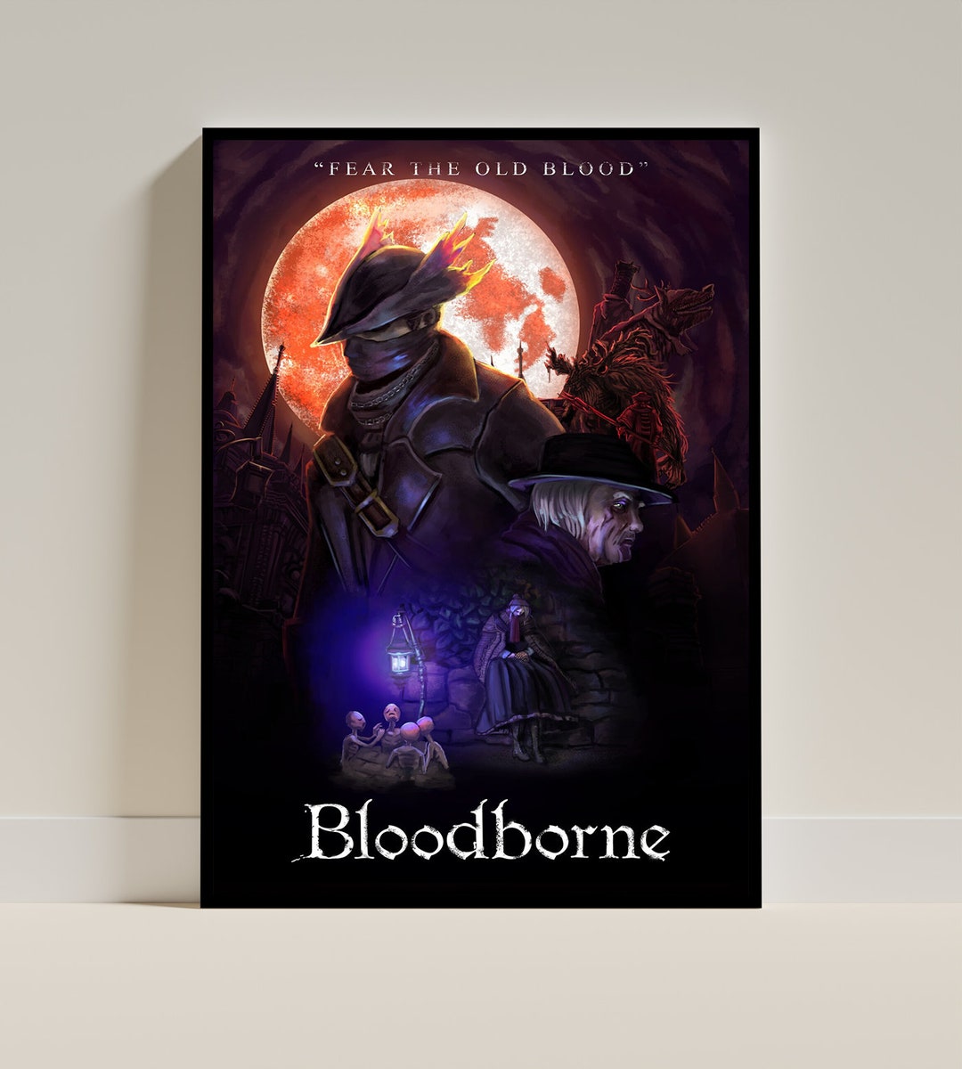 Bloodborne Canvas Print, Lady Maria Wall Art, Game Art Print, Video ...