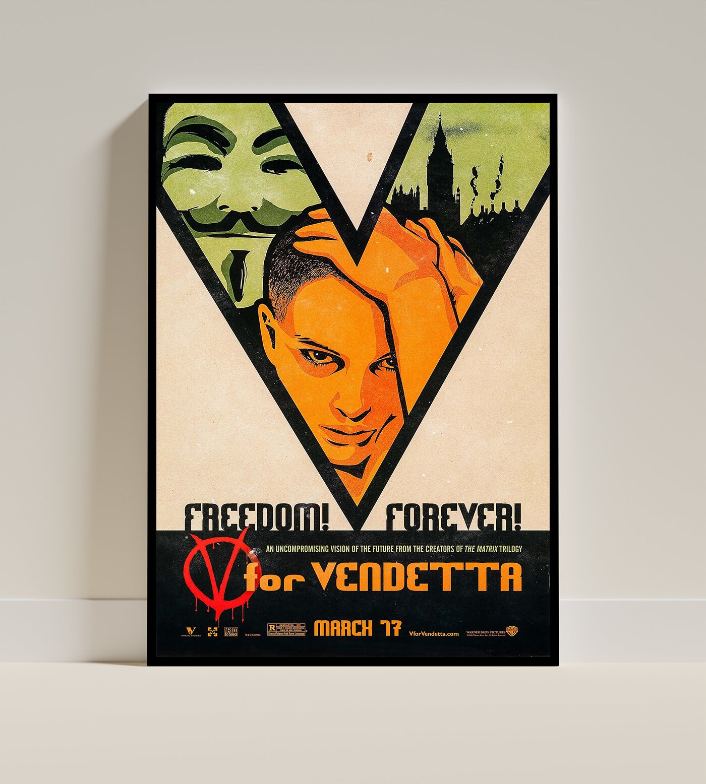 V for Vendetta Canvas Print , Evey Hammond and Adam Susan Wall Art ...