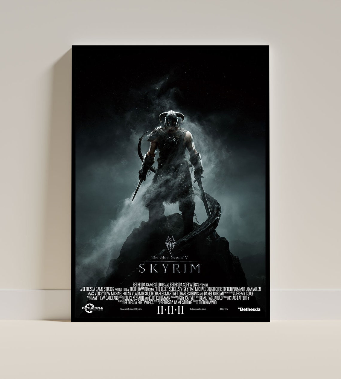 The Elder Scrolls V: Skyrim Canvas Print, Aela the Huntress and Lydia ...