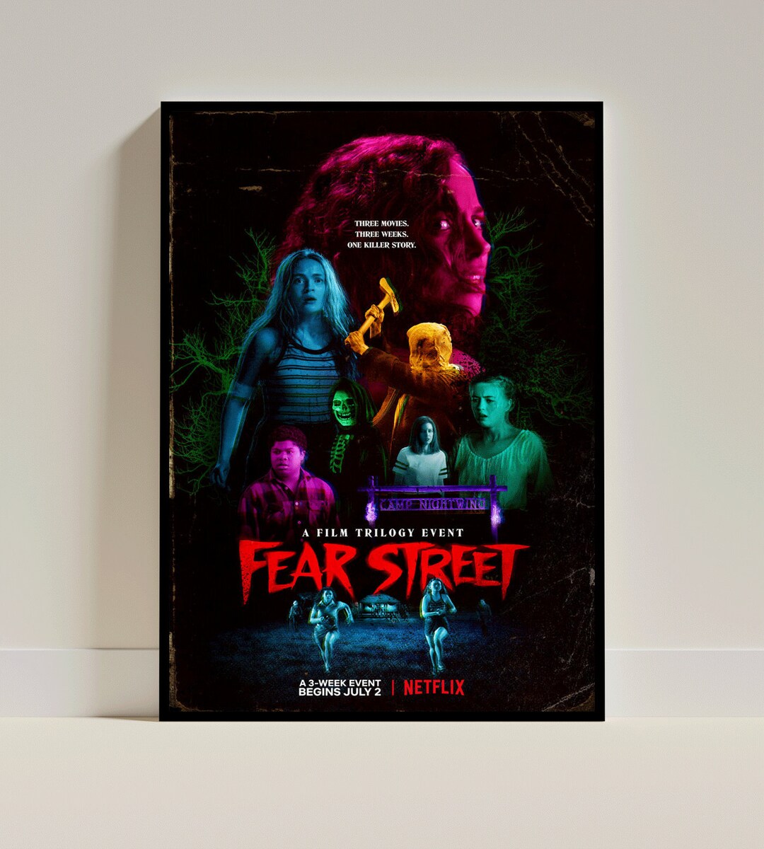 Fear Street Canvas Print , Sarah Fier and Deena Johnson Wall Art, Wall ...