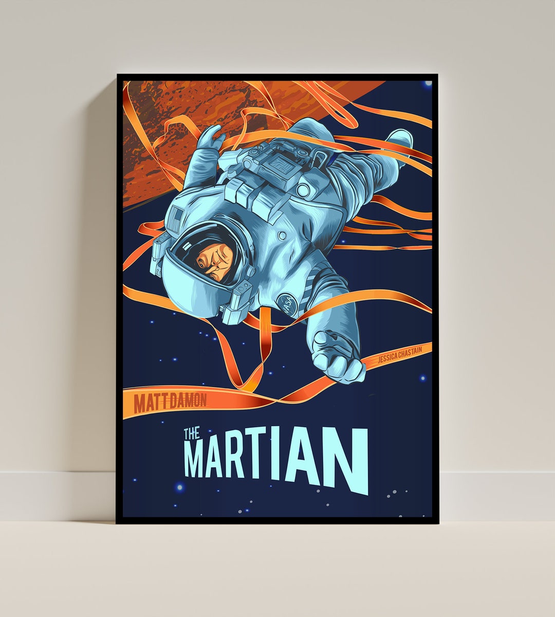 The Martian Canvas Print , Mark Watney and Mindy Park Wall Art, Wall ...