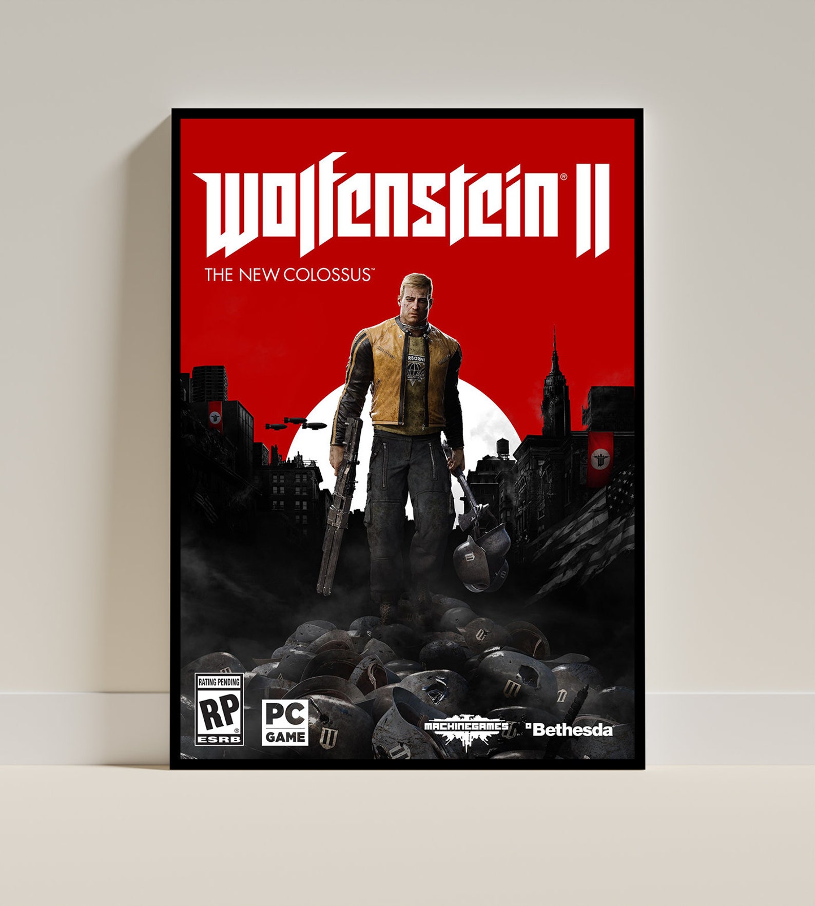 Wolfenstein Canvas Print, Max Hass and Friedrich Keller Wall Art, Game ...