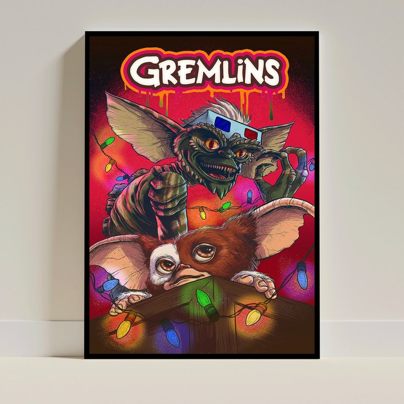 Gremlins Movie Poster - Etsy