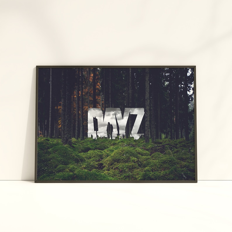 Dayz Canvas Print, Survival Game Wall Art, Game Art Print, Video Game ...