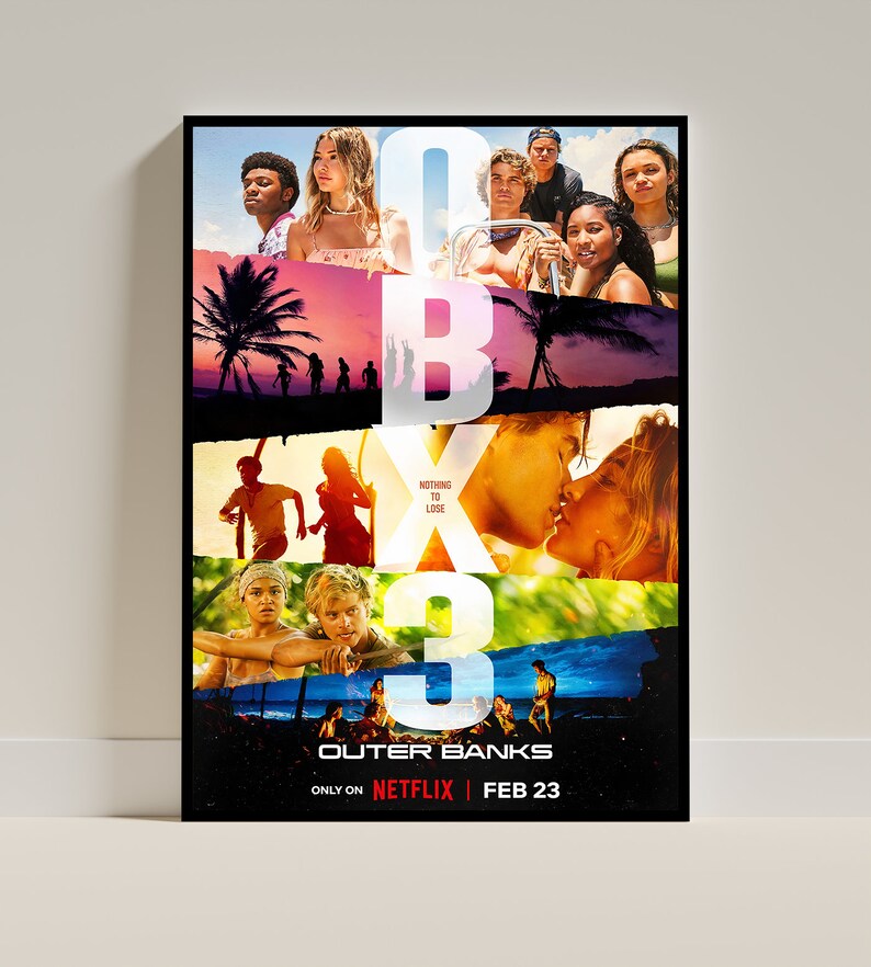 Outer Banks Canvas Print , Rafe Cameron and JJ Wall Art, Wall Art Print ...