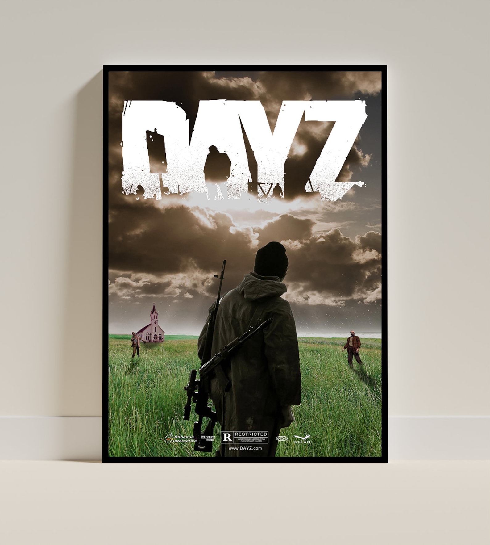 Dayz Canvas Print, Survival Game Wall Art, Game Art Print, Video Game ...
