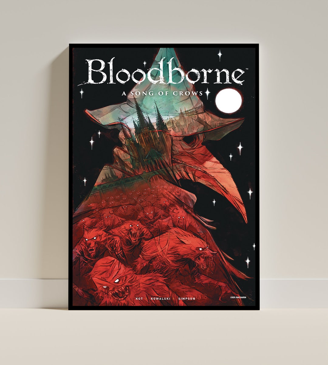 Bloodborne Canvas Print, Lady Maria Wall Art, Game Art Print, Video ...