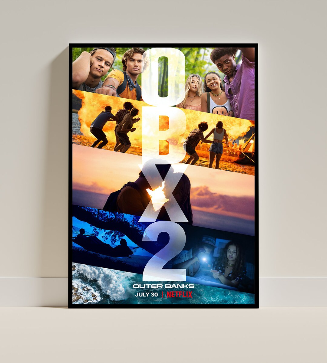 Outer Banks Canvas Print , Rafe Cameron and JJ Wall Art, Wall Art Print ...