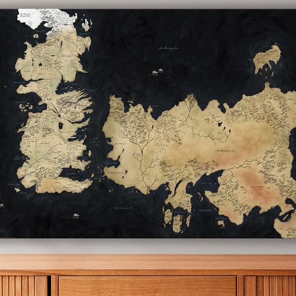 Westeros Map - Etsy