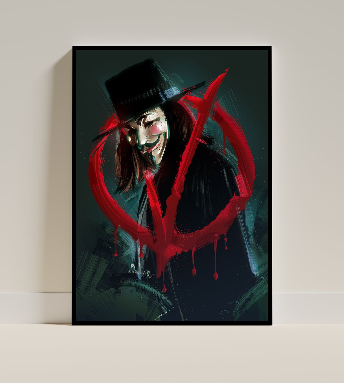 V for Vendetta Canvas Print , Evey Hammond and Adam Susan Wall Art ...
