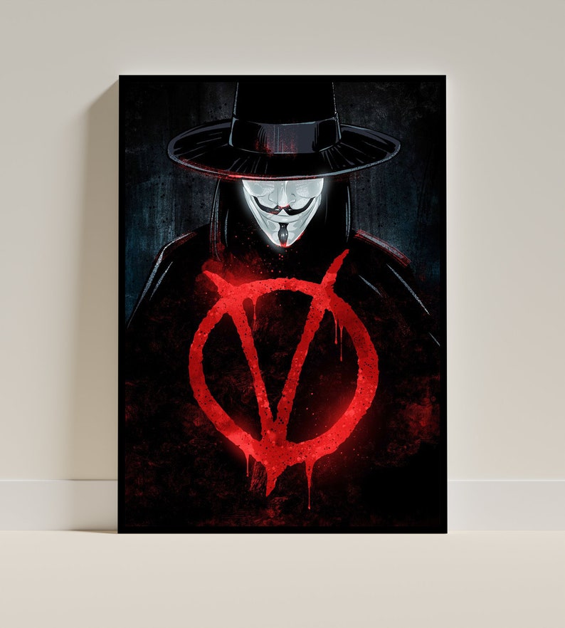 V for Vendetta Canvas Print , Evey Hammond and Adam Susan Wall Art ...