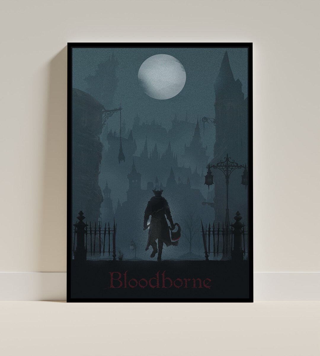 Bloodborne Canvas Print, Lady Maria Wall Art, Game Art Print, Video ...