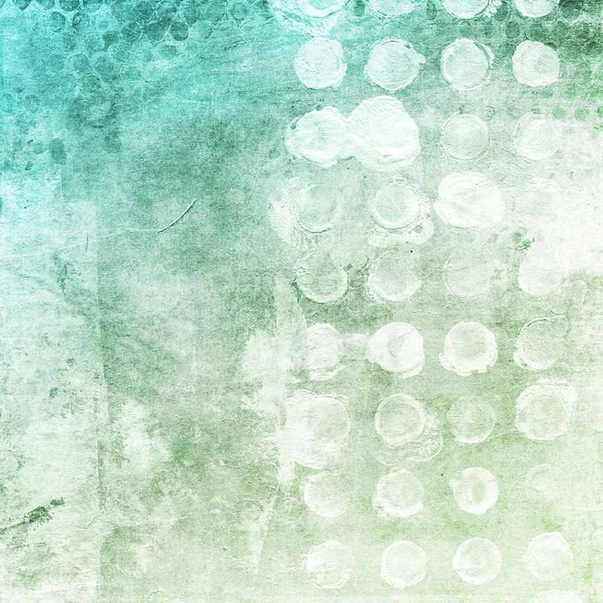 12 X 12 Inch Mixed Media Yellow Green Pink Teal Painted Digital ...