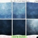Just Blue Hues Distressed Digital Prints Instant Download Set of 6 - 8. ...