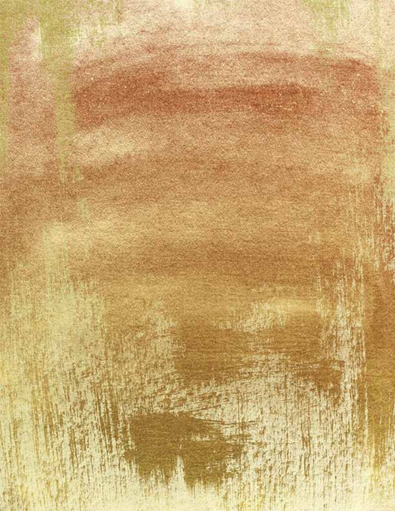 Distressed Green Gold Painted Digital Art Prints Instant Download Set ...