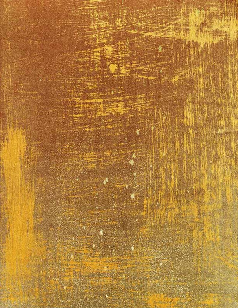 Distressed Green Gold Painted Digital Art Prints Instant Download Set ...