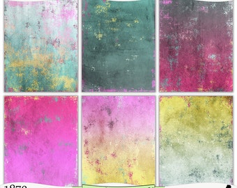 Distressed Green Gold Painted Digital Art Prints Instant | Etsy